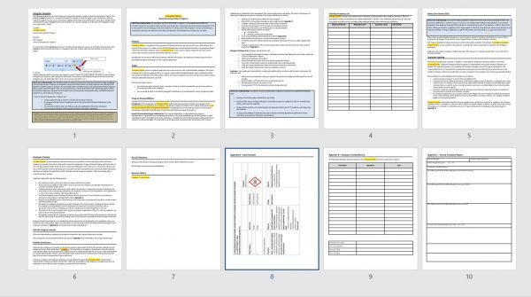Templates:Hazard Communication Program
