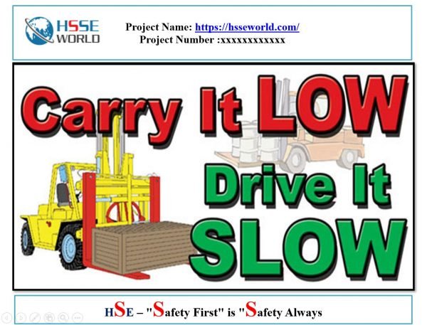 Safety banners and Posters at construction site