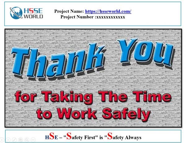 Safety banners and Posters at construction site