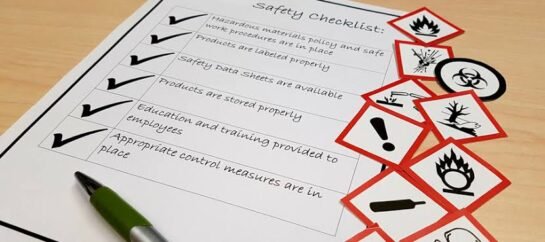 Control of work safety tips