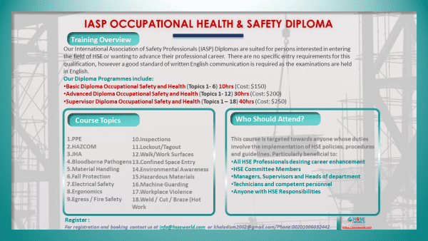 Free Safety Training Resources HSSE WORLD