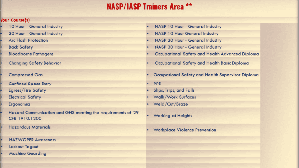 Free Safety Training Resources HSSE WORLD