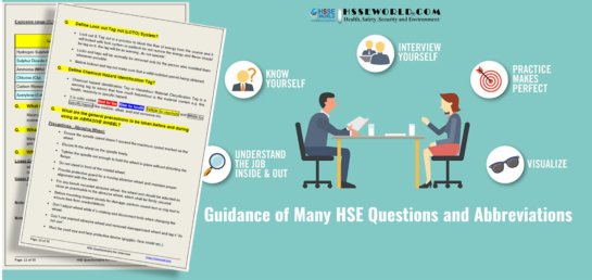 HSE Interview Questioners - HSSE WORLD
