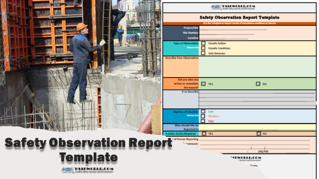 Safety Observation Report Template Safety Observation Report Template