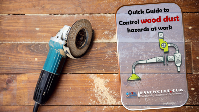 Quick Guide to Control wood dust hazards at work HSSE WORLD