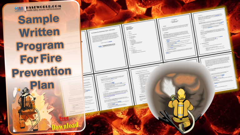 Fire Prevention Plan Sample Written Program HSSE WORLD